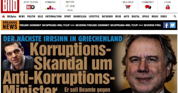 H Bild έκανε πρώτο θέμα τον Κατρούγκαλο! | Ειδήσεις για την Οικονομία ...
