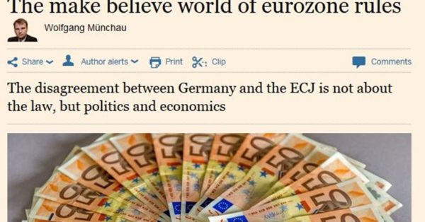 Munchau (FT): Το μεγάλο ψέμα του Σόιμπλε για την ελάφρυνση του ...