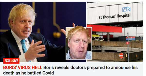 Η εξομολόγηση του Μπόρις Τζόνσον στην Sun: Oι γιατροί προετοιμάζονταν ...