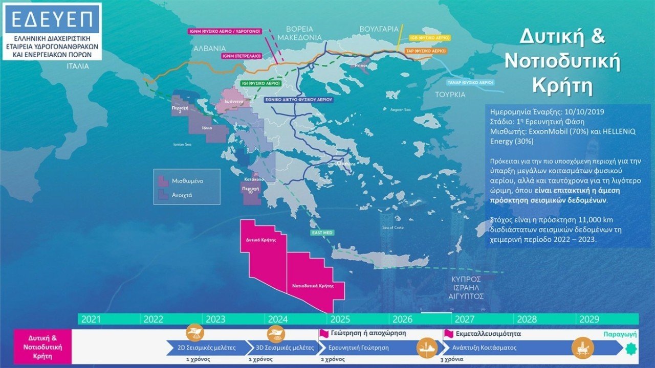 Φυσικό αέριο: Ο χάρτης για τις έρευνες – Γεώτρηση στα Ιωάννινα και ...