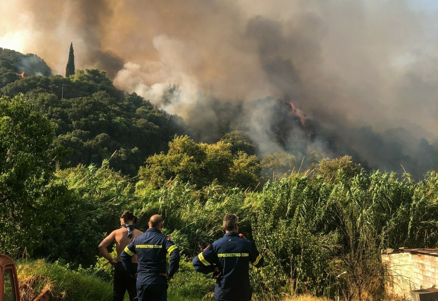 Μεγάλη μάχη με τις φλόγες στην Πάτρα – Εκκενώθηκαν Παλαιά και Νέα ...